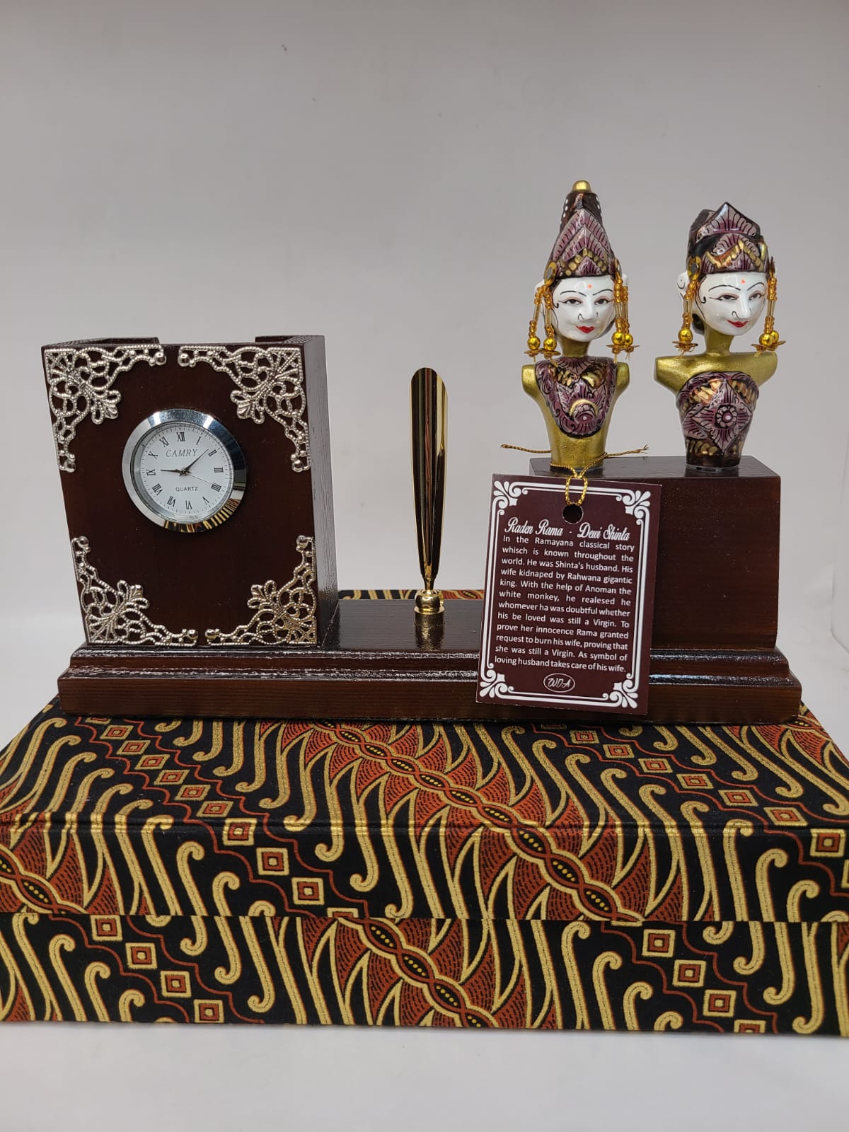 Rama & Sinta Pen Holder Couple (WB02) | Indonesia Purezento